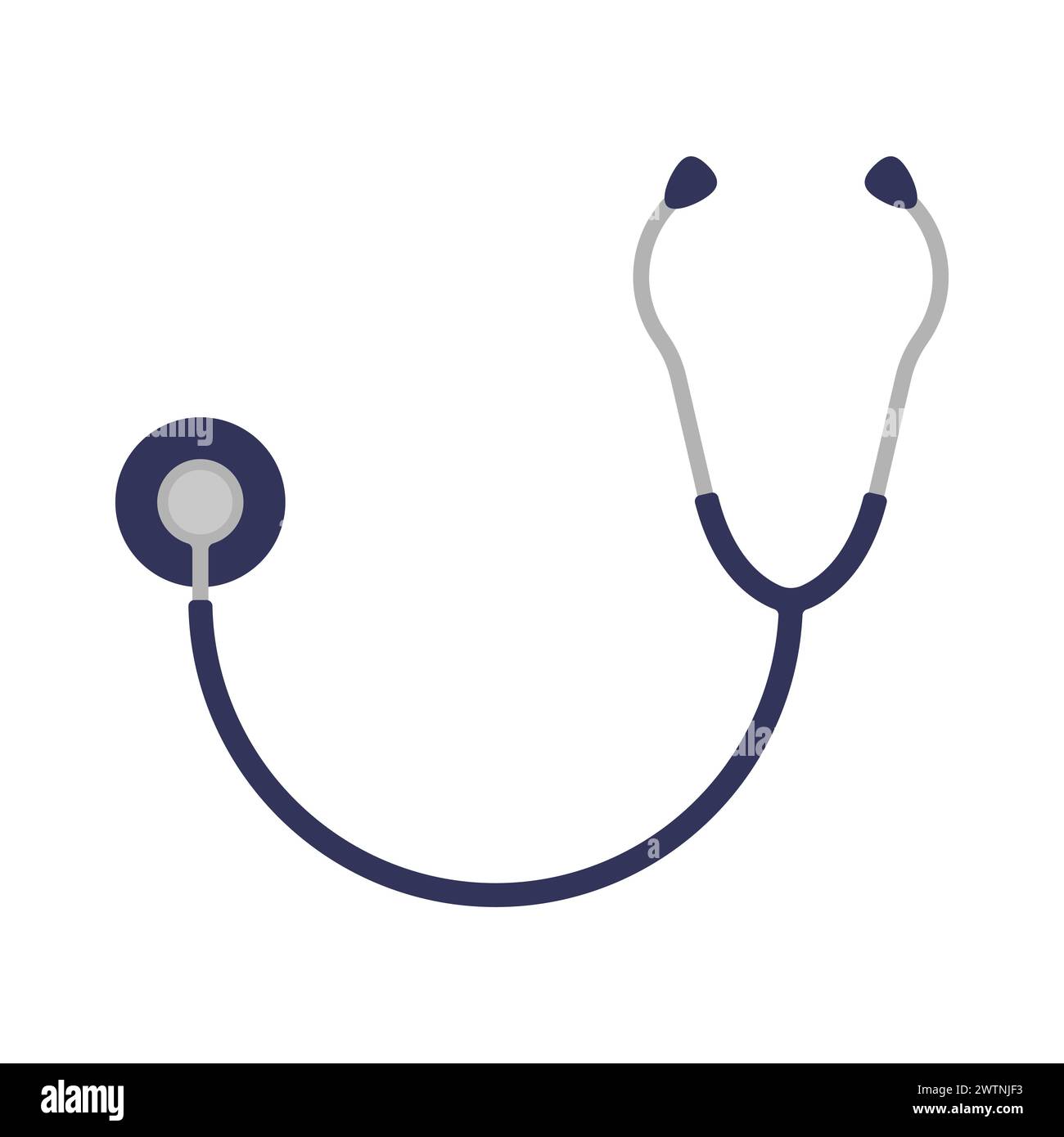Stethoscope Vector Illustration Doctor Stethoscope Icon Medical ...