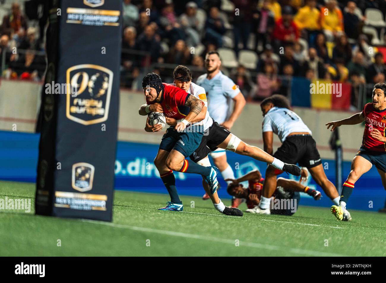 Alvar GIMENO of Spain during the Rugby Europe Championship 2024 Finals ...