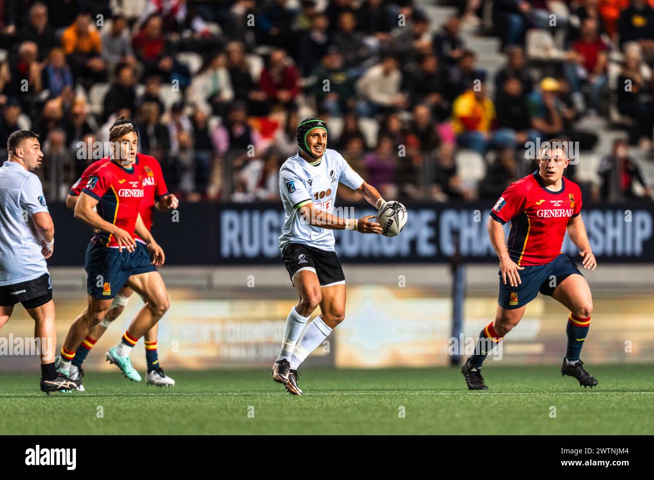 Ionel MELINTE of Romania during the Rugby Europe Championship 2024 Finals, Bronze Final, rugby ...