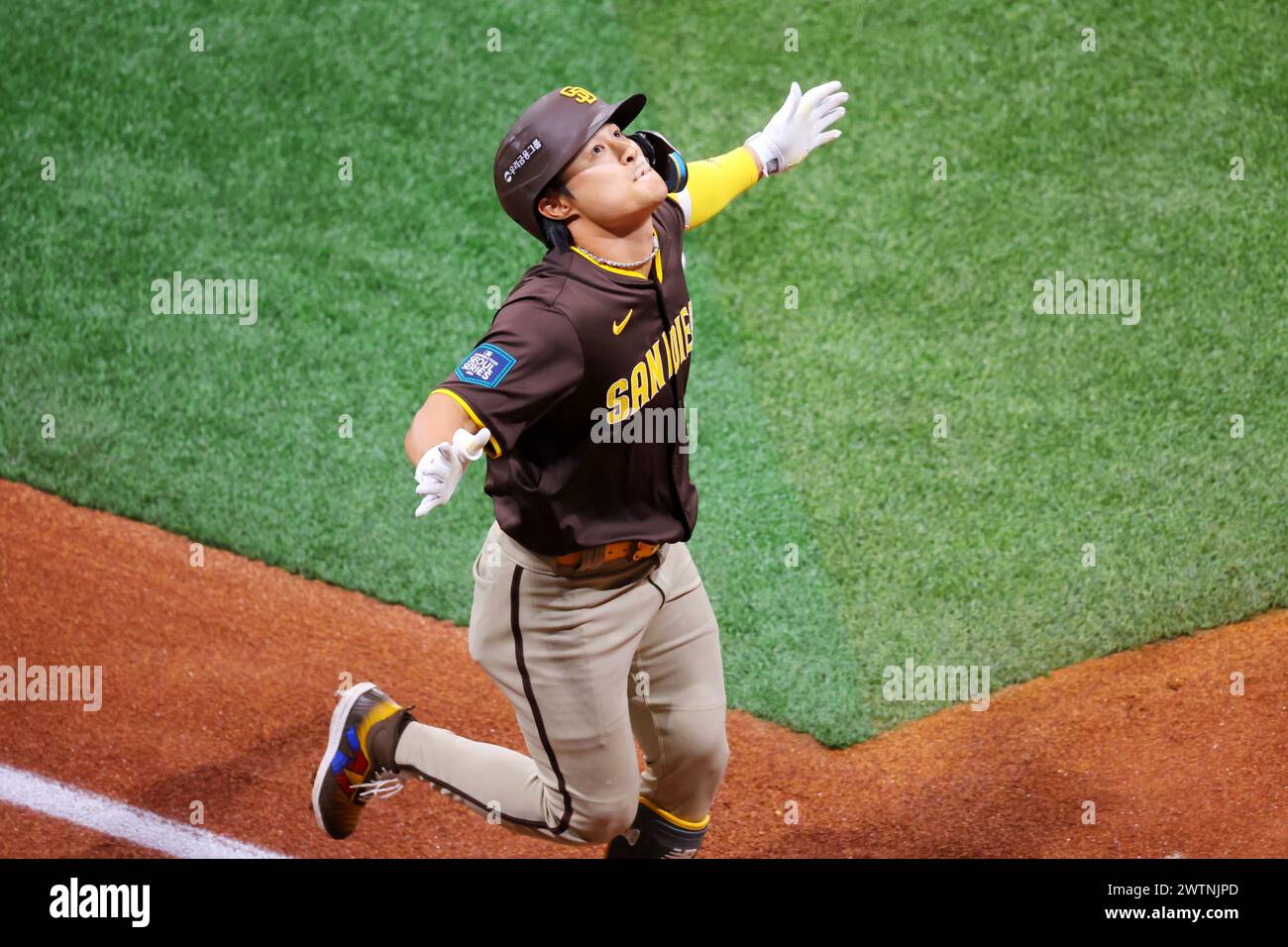 Gocheok Sky Dome, Seoul, South Korea. 18th Mar, 2024. Ha-Seong Kim ...
