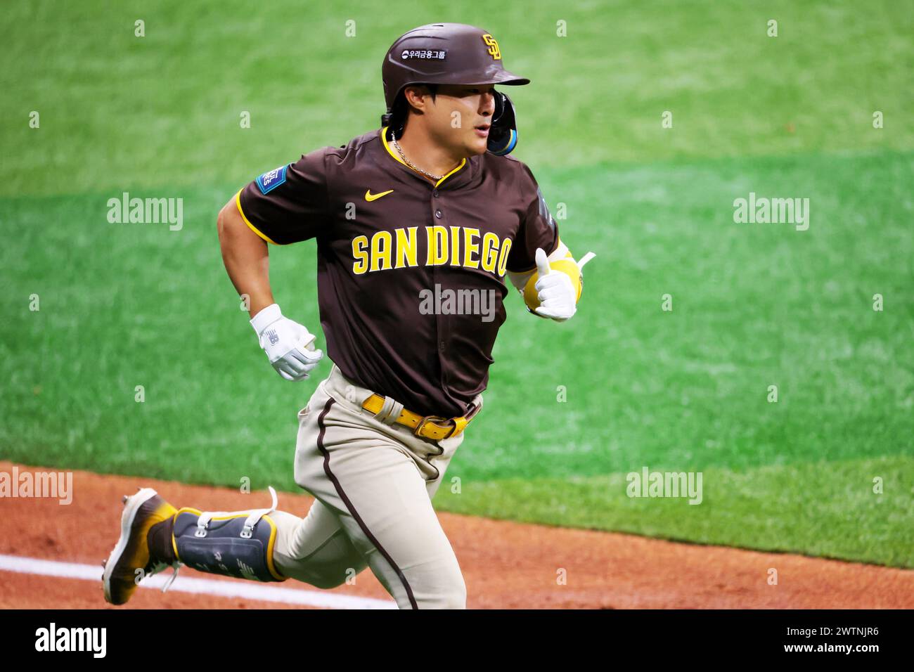 Gocheok Sky Dome, Seoul, South Korea. 18th Mar, 2024. Ha-Seong Kim ...