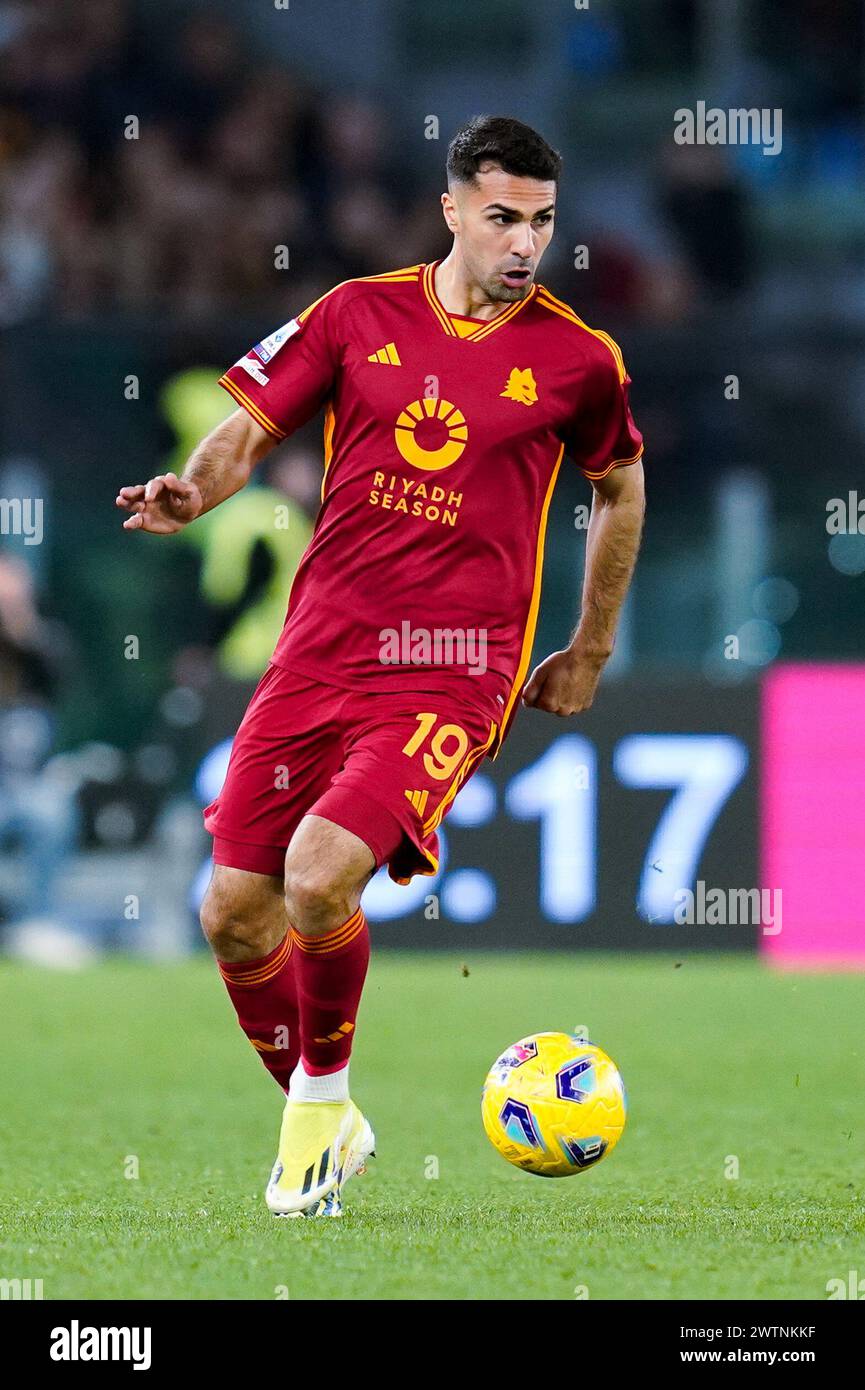 Rome, Italy. 17th Mar, 2024. Zeki Celik of AS Roma during the Serie A ...