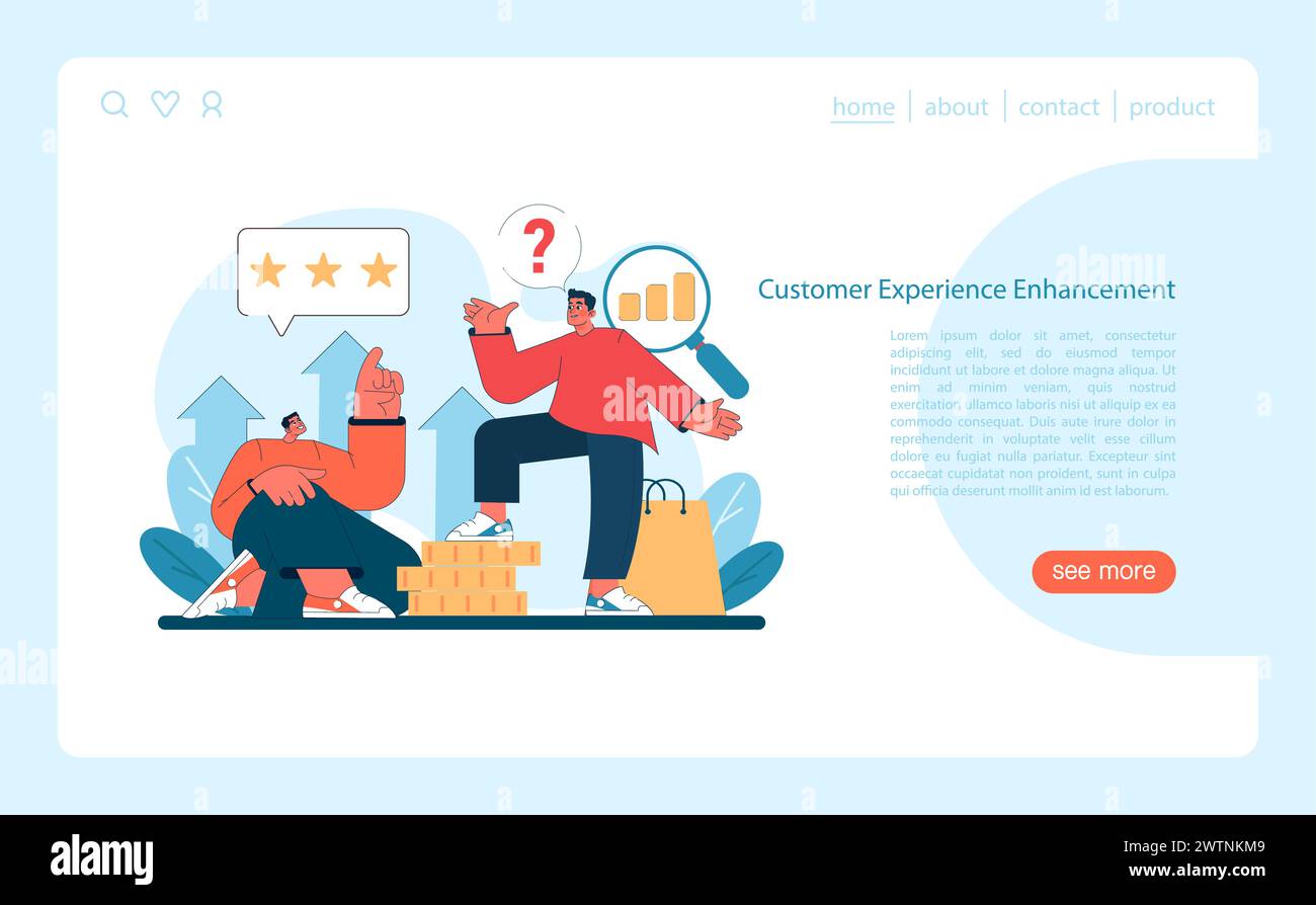 Marketing 5.0 concept. Captivating illustration of enhancing the ...