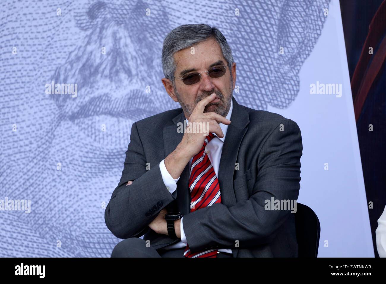 Mexico City, Mexico. 18th Mar, 2024. The former rector of the National ...