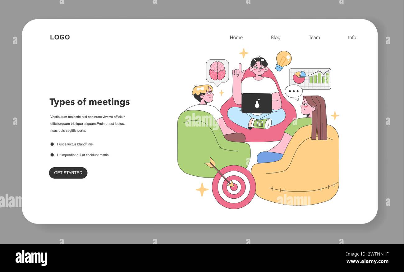 A group in a cozy brainstorming session, with vivid illustrations of a ...