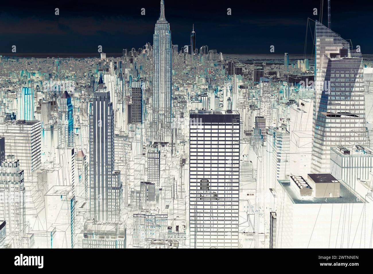 CGI-Visualisierung: Manhattan, New York City / cgi visualization: (nur ...