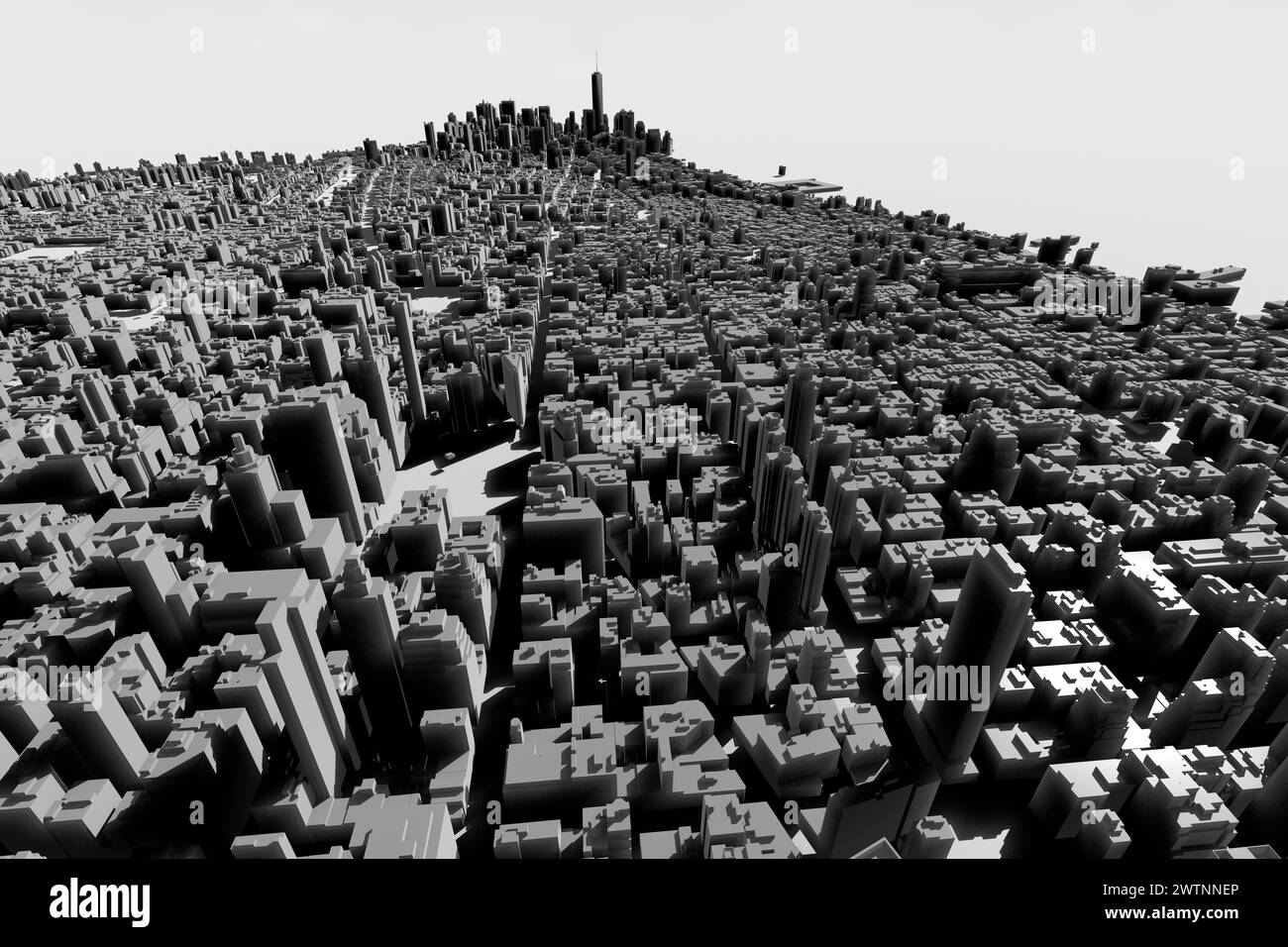 CGI-Visualisierung: Manhattan, New York City / cgi visualization (nur ...
