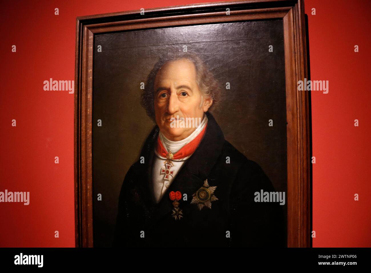 Johann Wolfgang von Goethe-Portraitgemaelde, Goethehaus, Weimar (nur ...