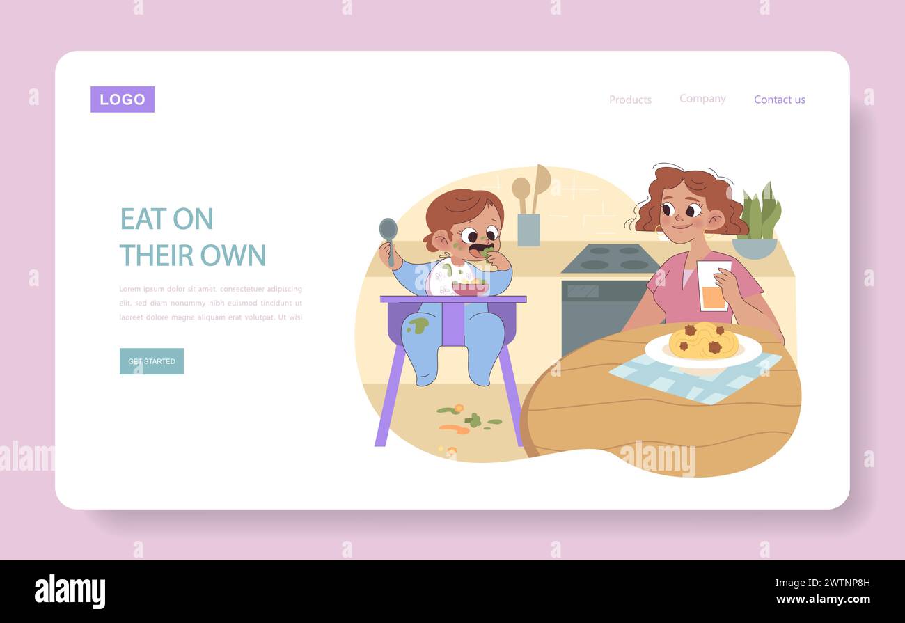 Learning about care and feeding Stock Vector Images - Alamy