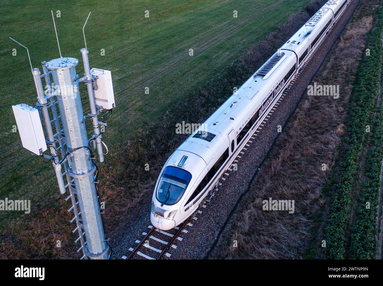 Alt Schwerin, Germany. 18th Mar, 2024. Deutsche Bahn's "advanced ...
