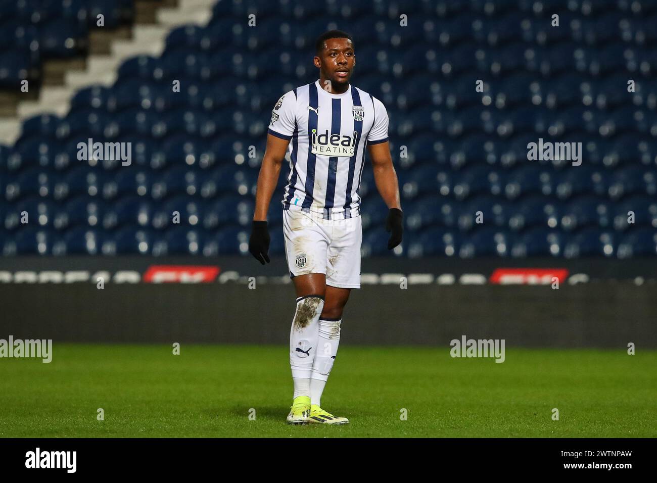 Jovan Malcom of West Bromwich Albion during the Premier League 2 U23 ...