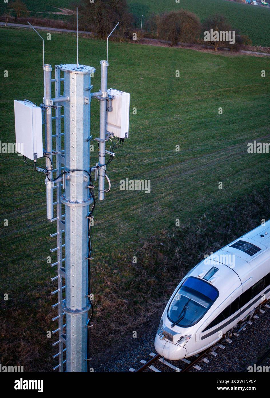 Alt Schwerin, Germany. 18th Mar, 2024. Deutsche Bahn's "advanced ...