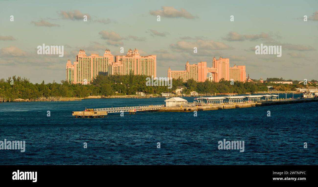 NASSAU, BAHAMAS - January 31, 2024: With a population of 260,000 ...