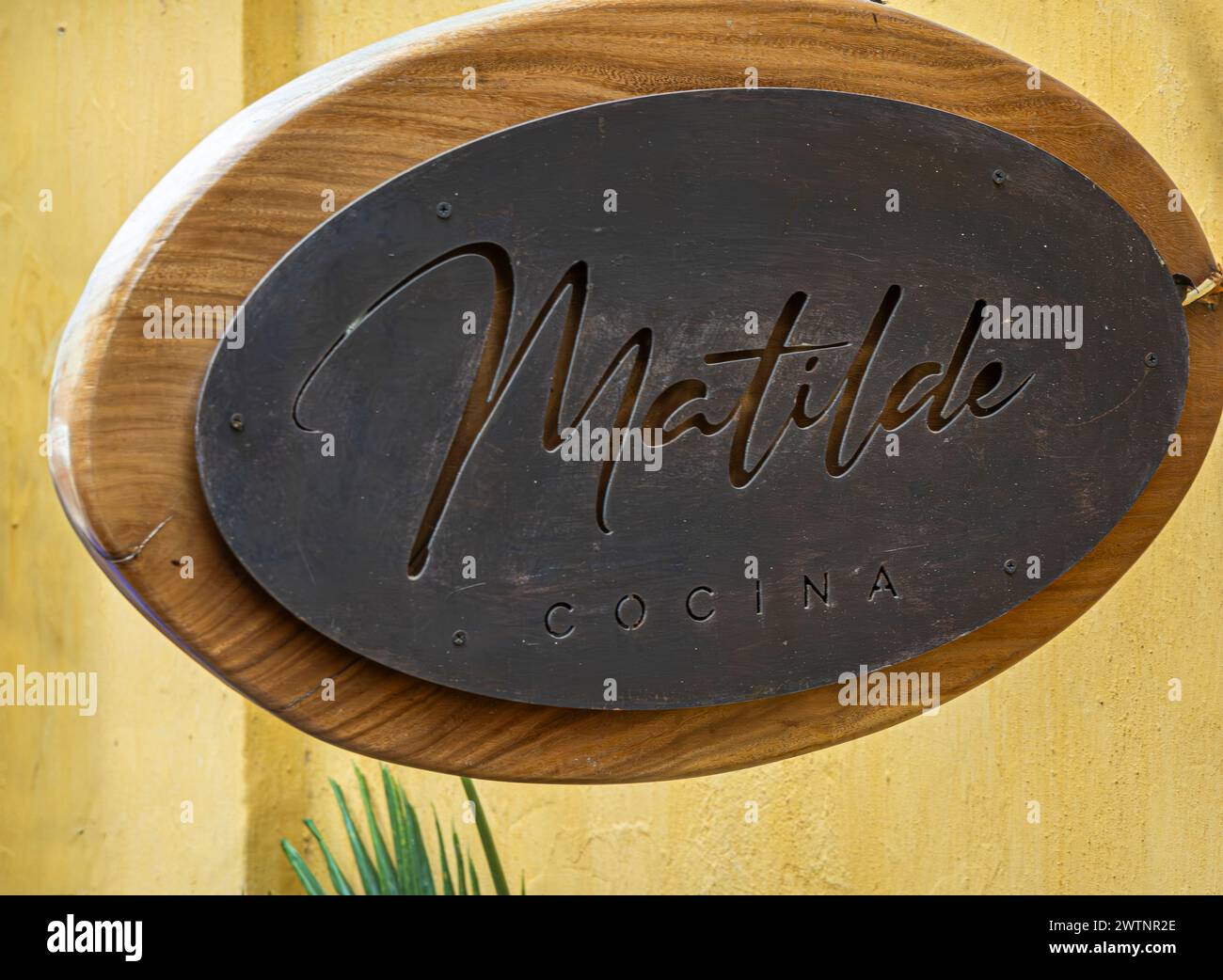 Cartagena, Colombia - July 25, 2023: Along Calle 30, Matilde Cocina ...