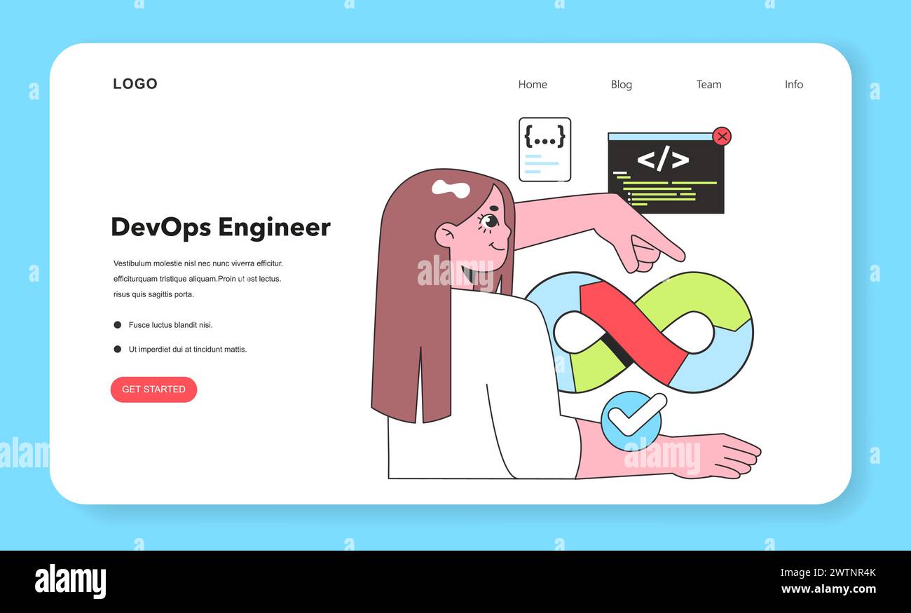 A Devops Engineer Integrates Development And Operations Illustrating The Seamless Synergy