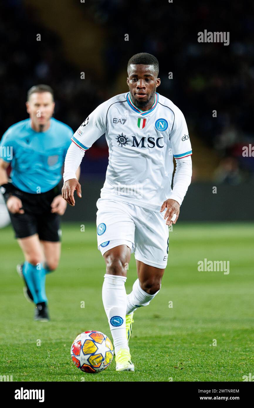 Barcelona, Spain. 12th Mar, 2024. Hamed Traore in action during the ...