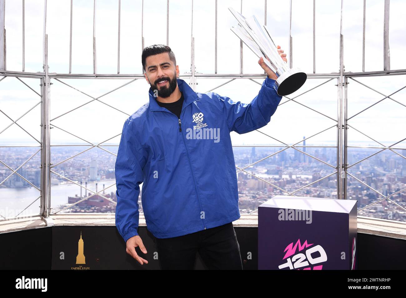 New York, USA. 18th Mar, 2024. Professional Cricket player Ali Khan ...