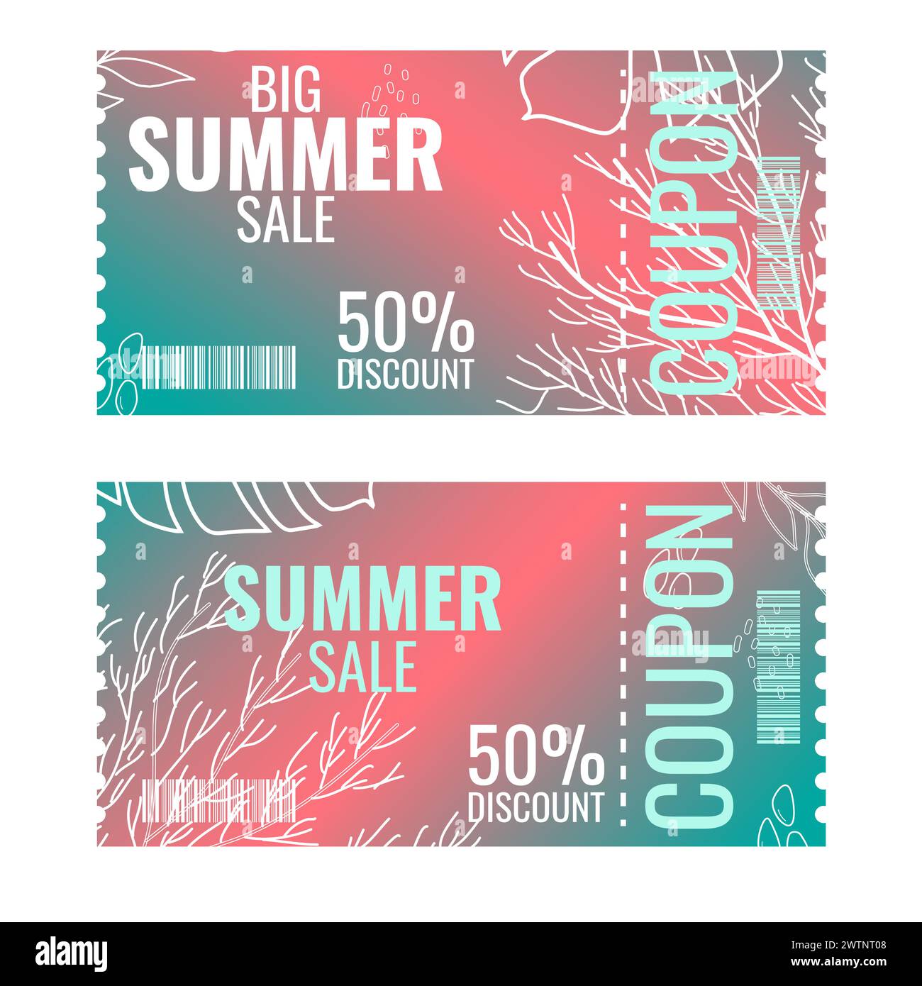 Summer discount layout template special sale offer. Bright trendy ...