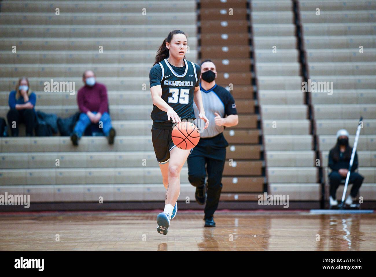 PROVIDENCE, RI - JANUARY 22: Columbia Lions guard Abbey Hsu (35 ...