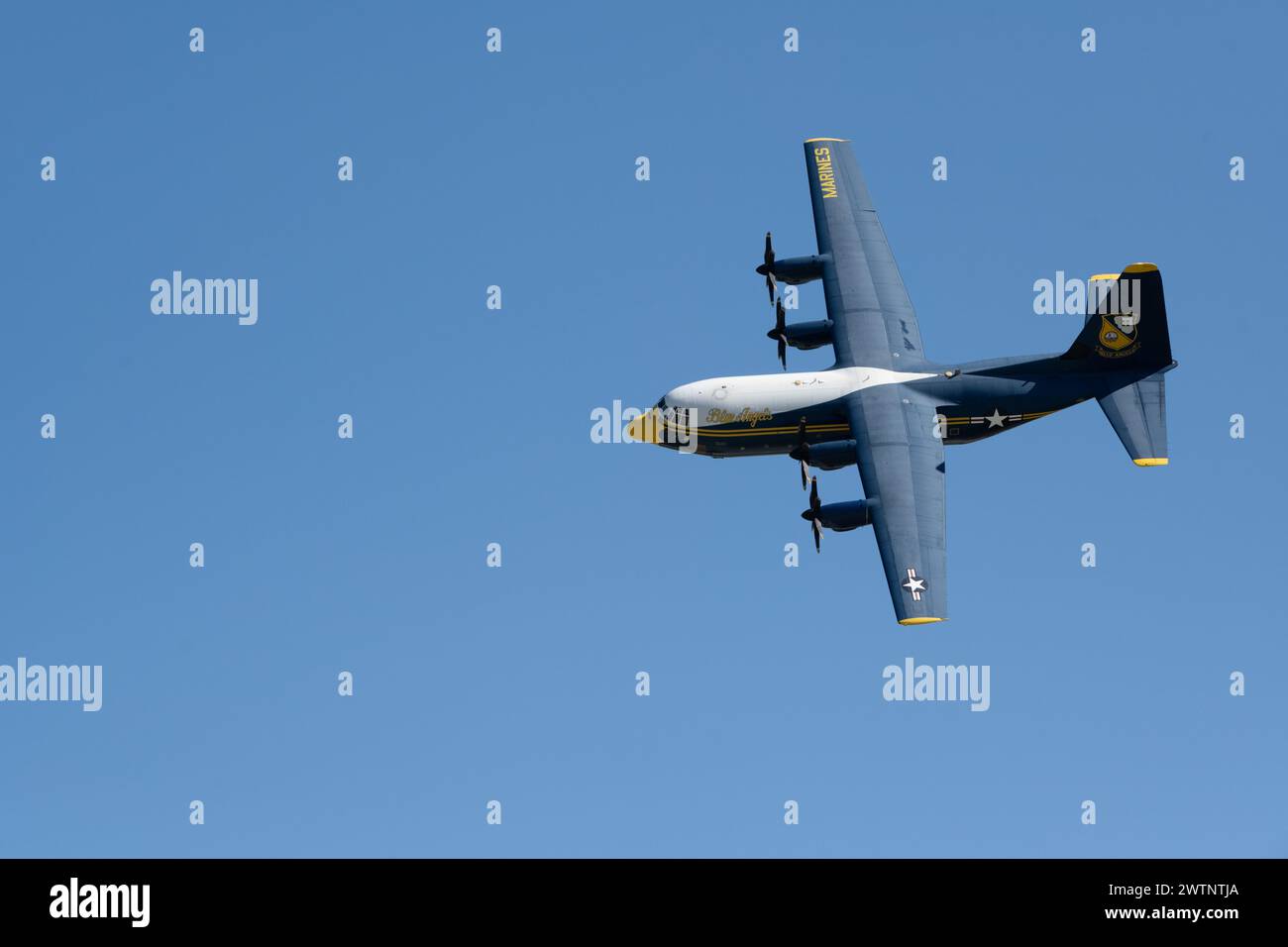 U.S. Navy C-130J Herculues “Fat Albert” flies during the Travis Air ...
