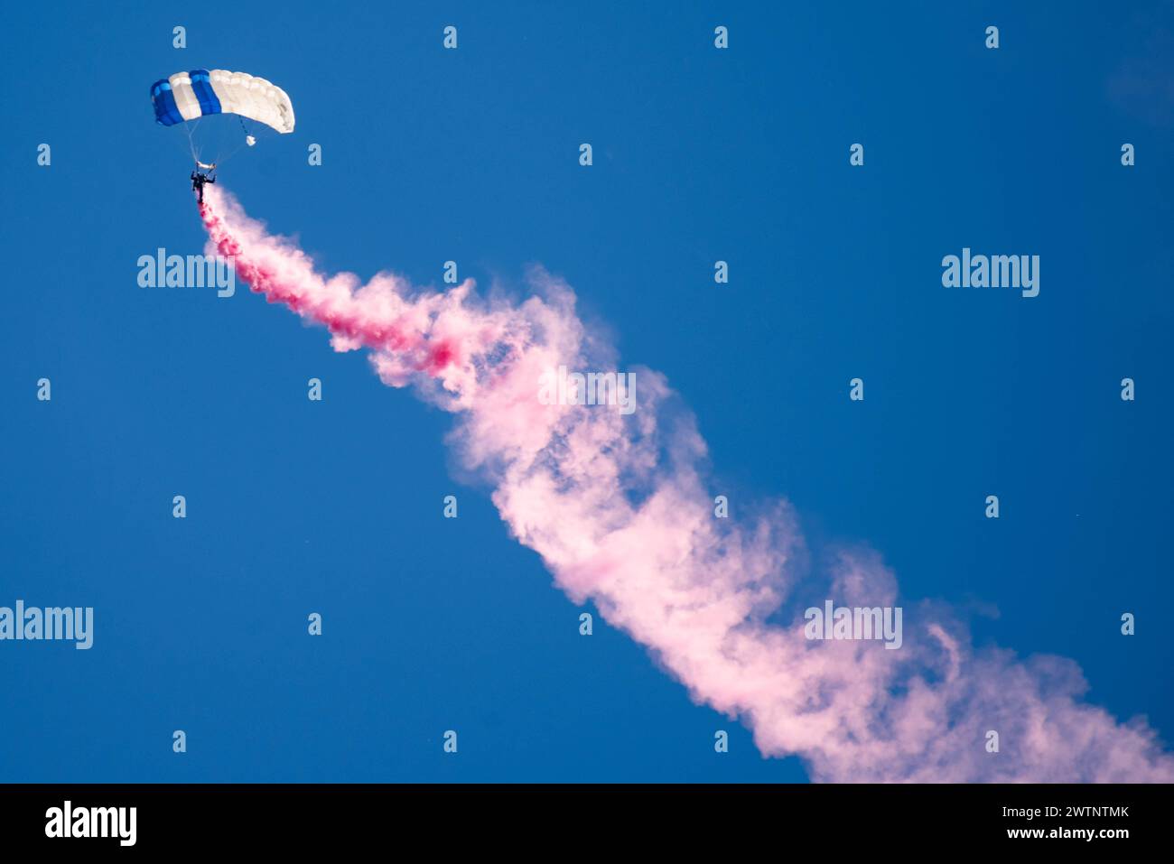 U.S. Air Force Academy Wings of Blue Parachute Team perform during the ...