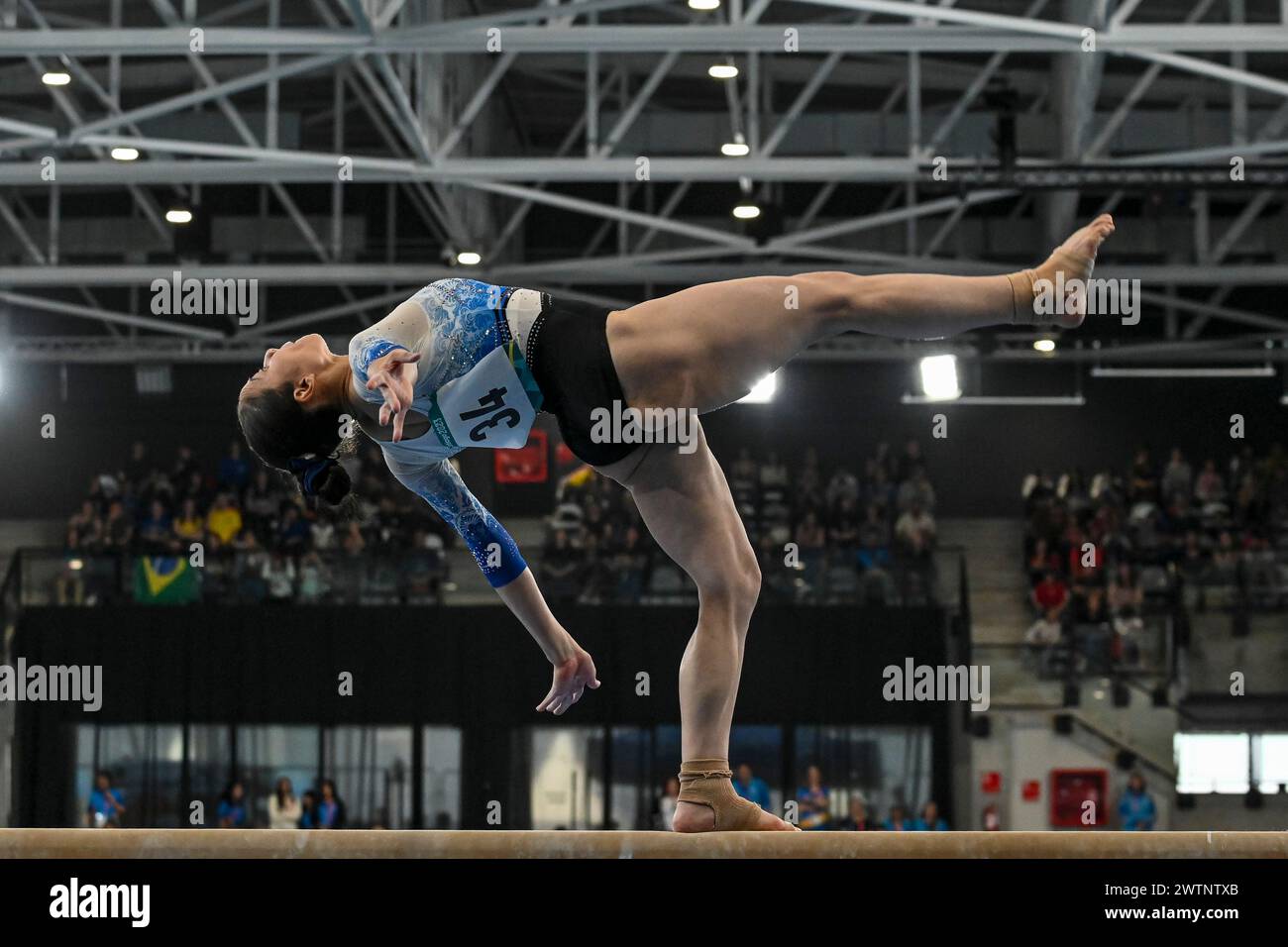 Santiago, Chile, October 23, 2023, Alexa Grande (ESA) during Gymnastics ...