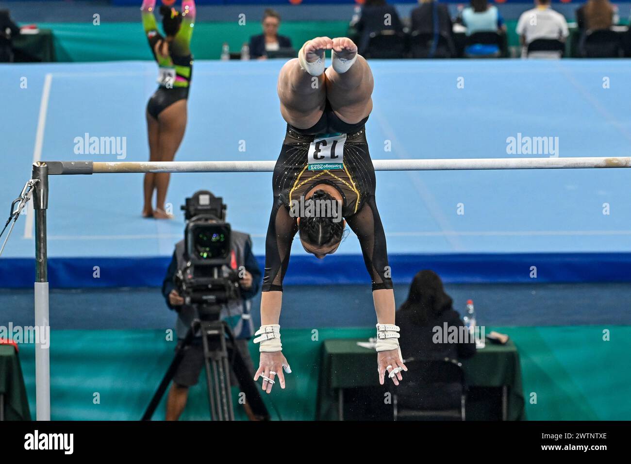 Santiago, Chile, October 23, 2023, Aurelie Tran (CAN) during Gymnastics ...