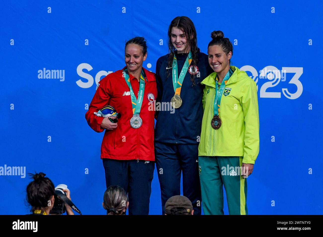 Santiago, Chile, October 25, 2023, Rachel Stege (Gold) (USA), Kristel ...