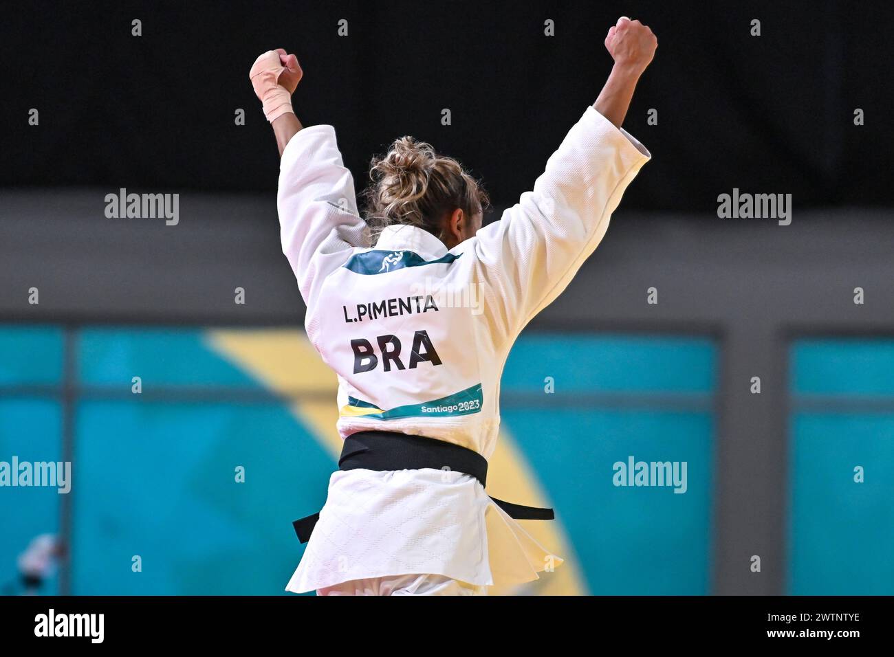 Santiago, Chile, October 28, 2023, Larissa Pimenta (BRA) vs Angelica ...