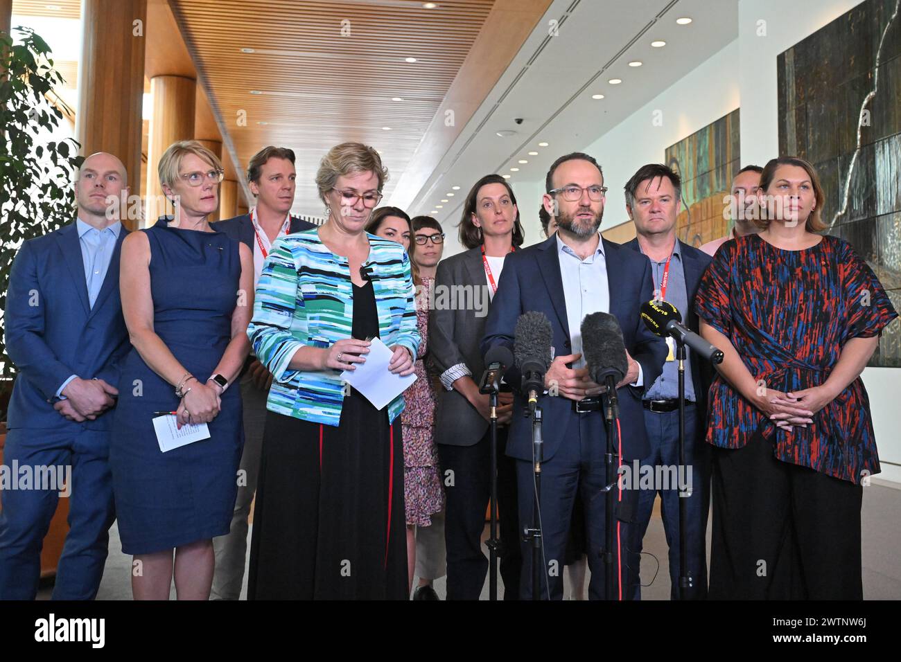 Canberra, Australia. 19th Mar, 2024. Greens, Crossbench and Nature ...