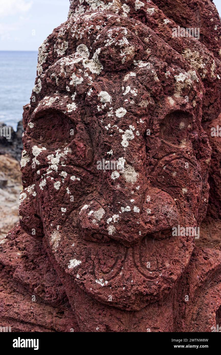 Hanga Roa, Easter Island, Chile. 26th Dec 2023. Hanga Roa, the only ...