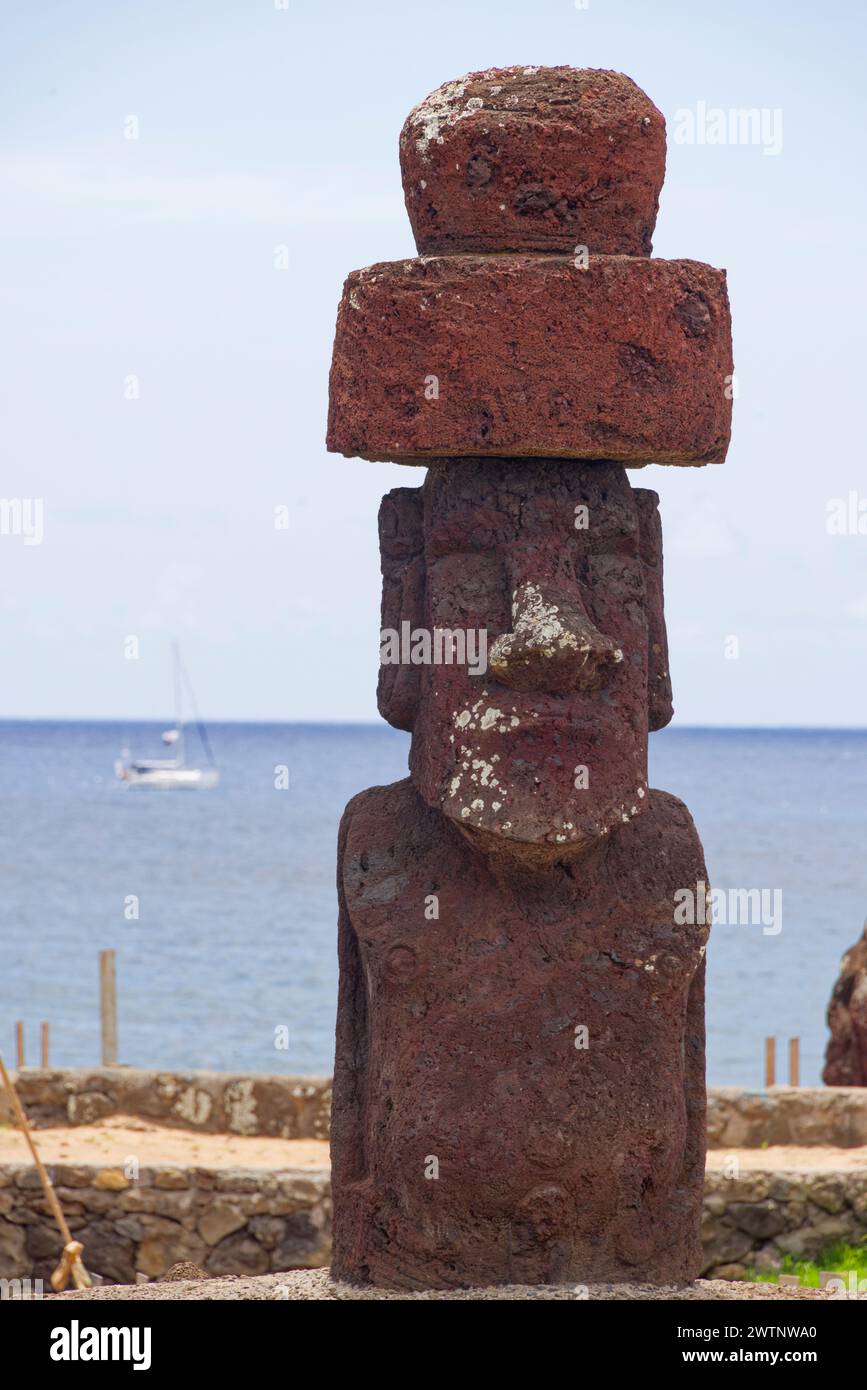 Hanga Roa, Easter Island, Chile. 26th Dec 2023. Hanga Roa, the only ...