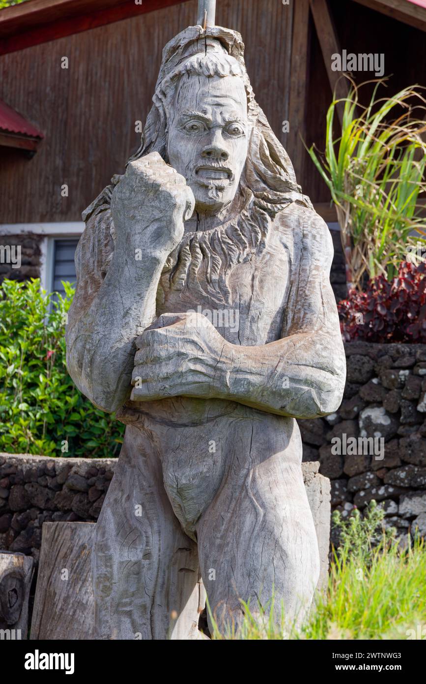 Hanga Roa, Easter Island, Chile. 26th Dec 2023. Hanga Roa, the only ...