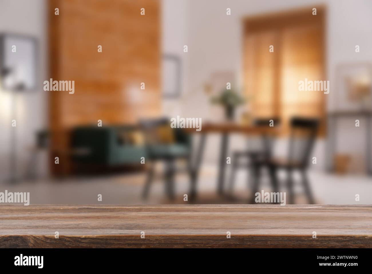 Empty wooden table in hi-res stock photography and images - Alamy