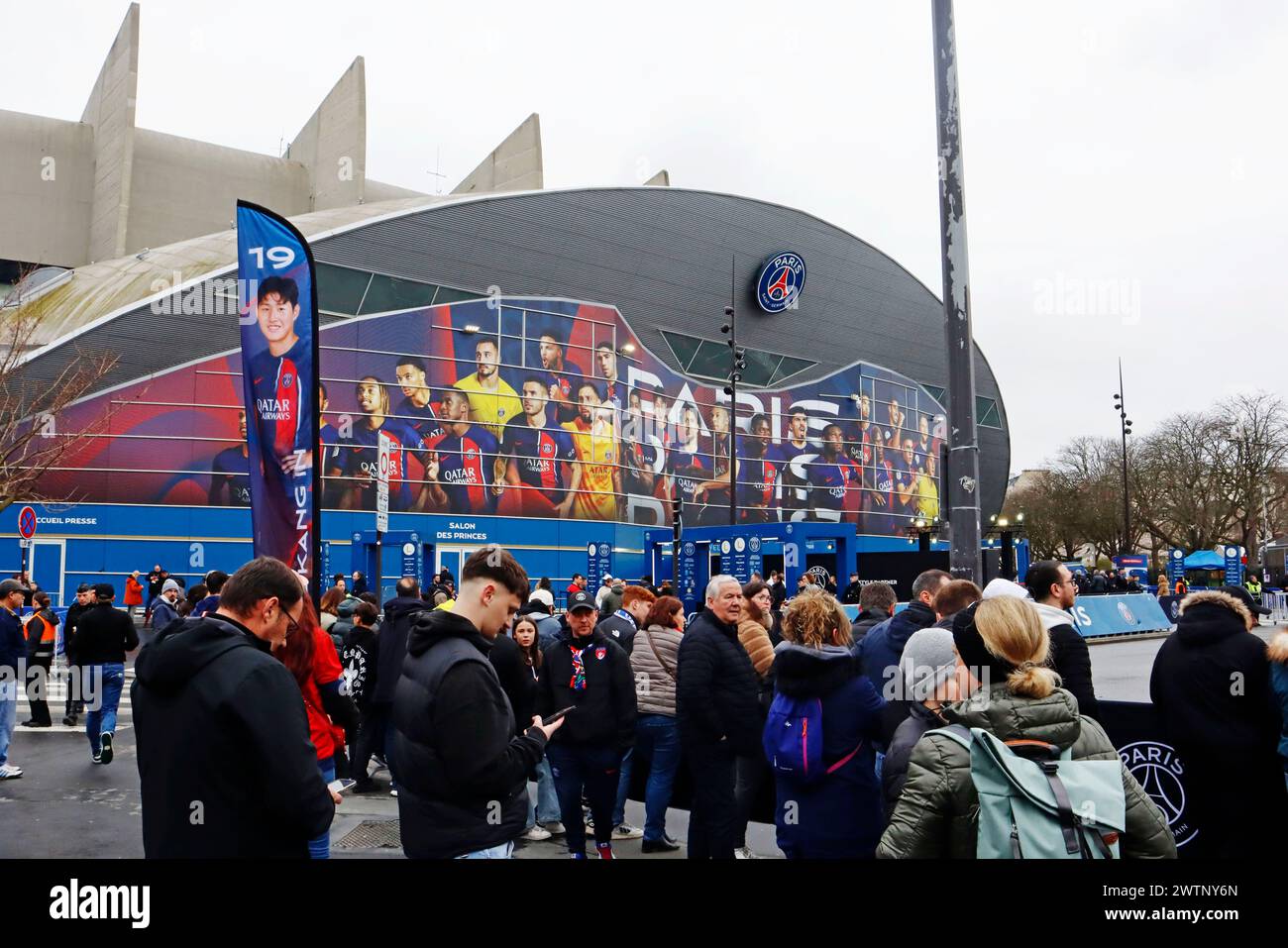 Paris, France. Credit: D. 10th Mar, 2024. Parc des Princes stadium (PSG ...