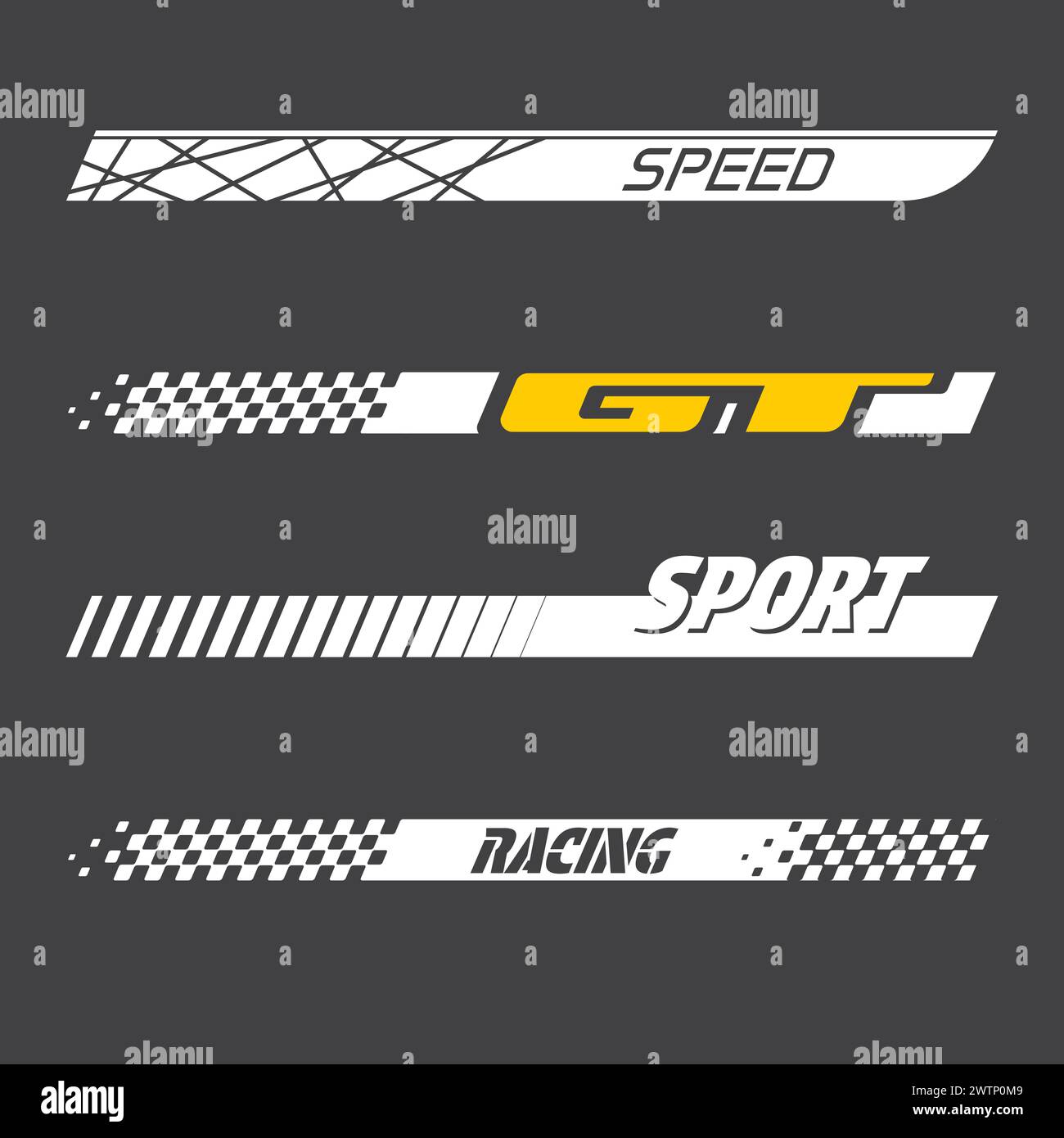 Rally car racing decals hi-res stock photography and images - Alamy
