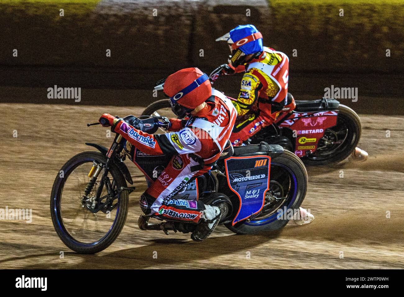 Australia's Brady Kurtz (Red) inside Australia's Max Fricke (Blue ...