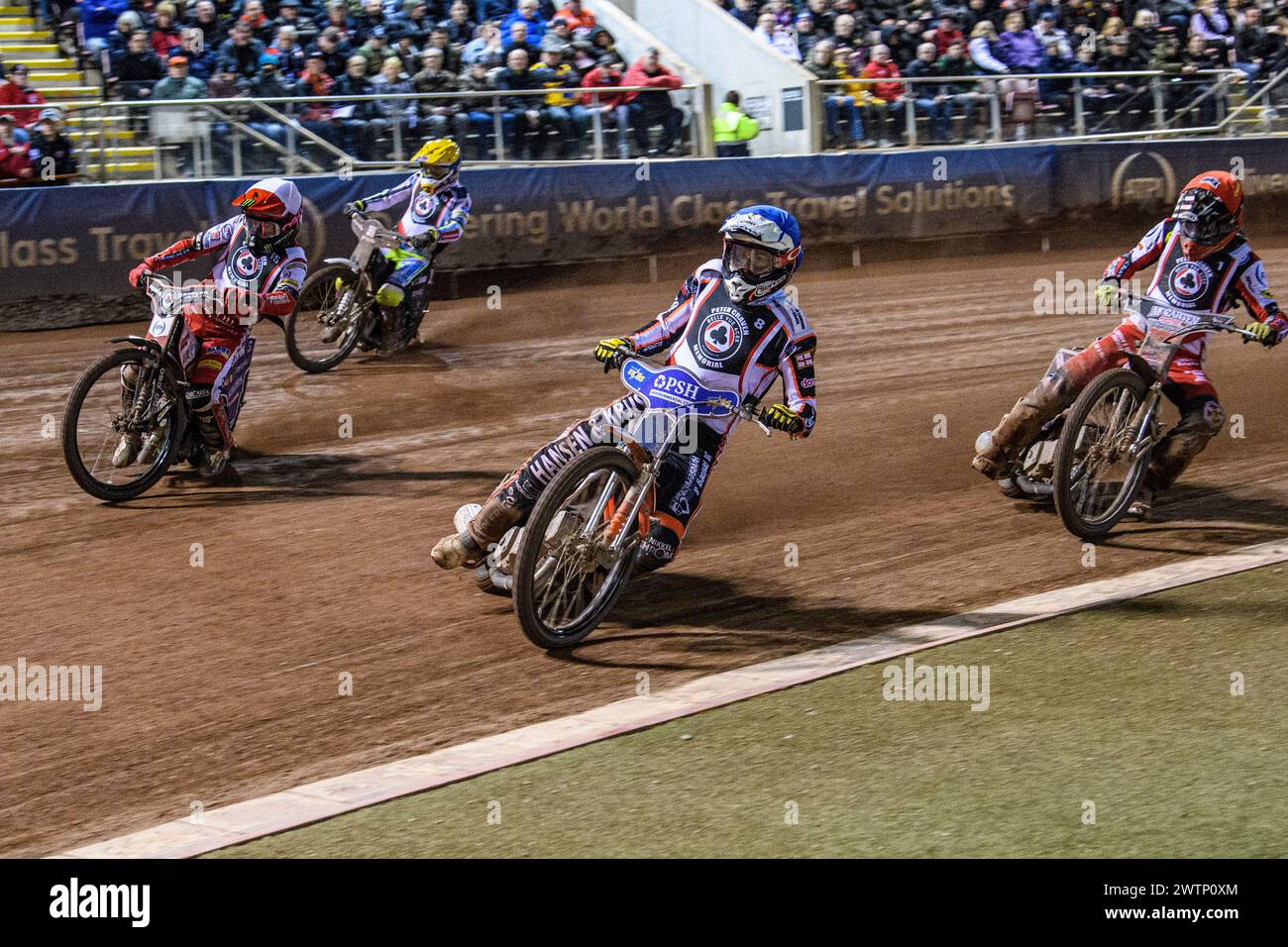 Manchester on Monday 18th March 2024. Denmark's Niels-Kristian Iversen ...