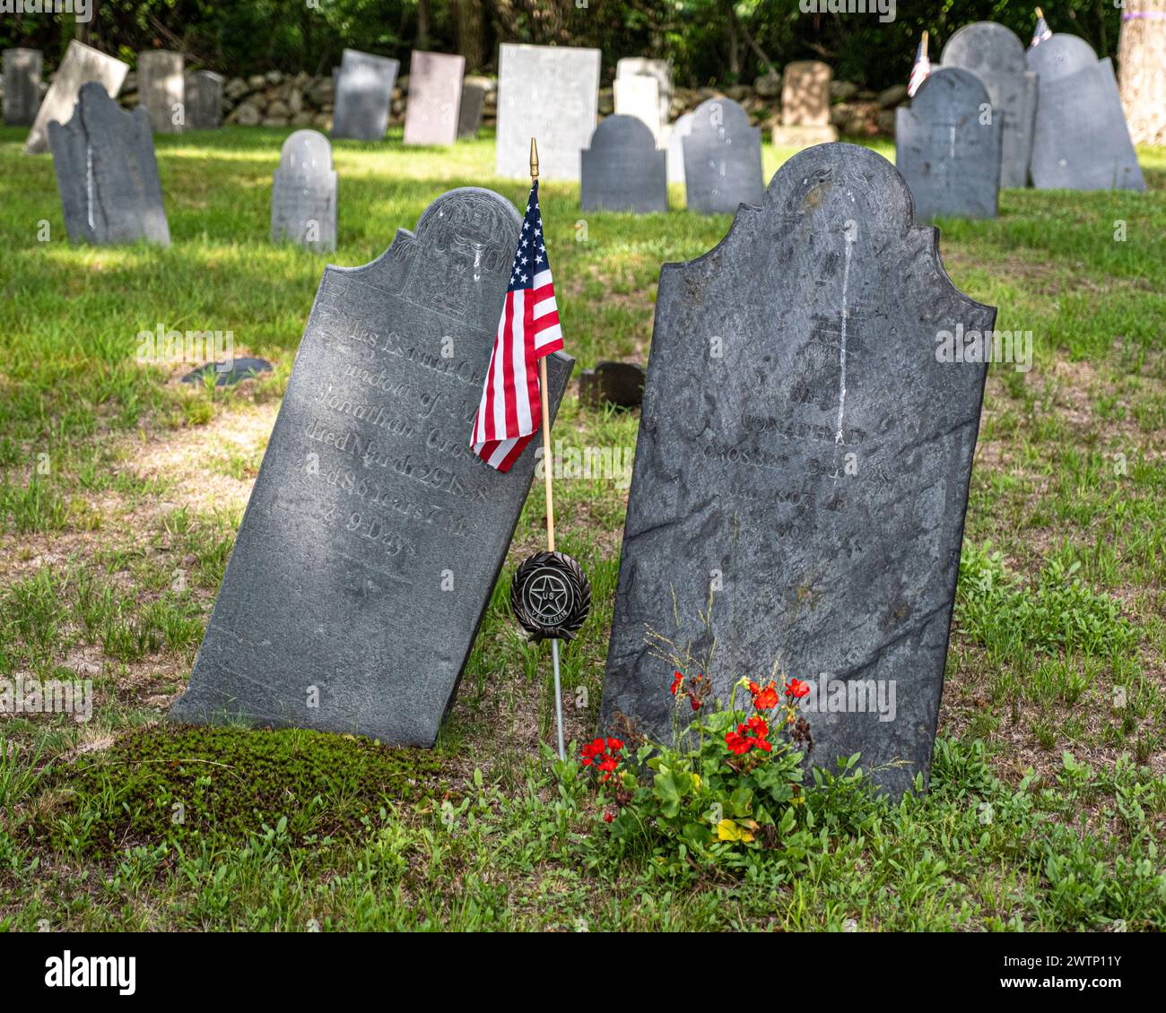 The Wendell Center Cemetery on the Wendell Town Common Stock Photo - Alamy