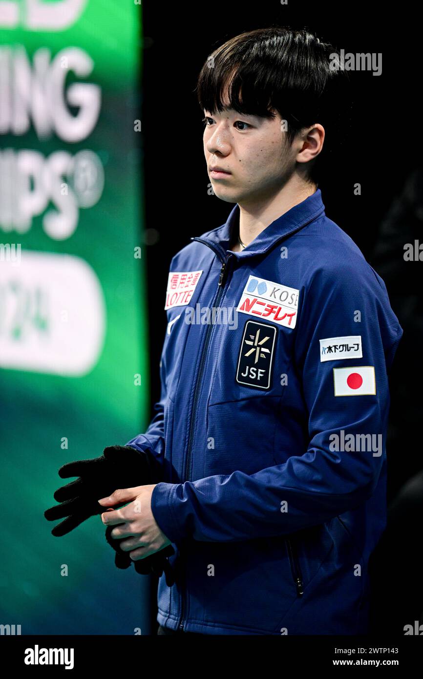 Montreal, Canada. 18 March, 2024. Yuma KAGIYAMA (JPN), during Men ...