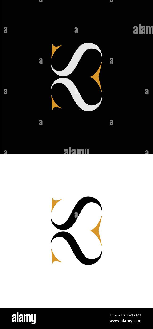 Modern and unique letter SS initials logo design Stock Vector Image ...