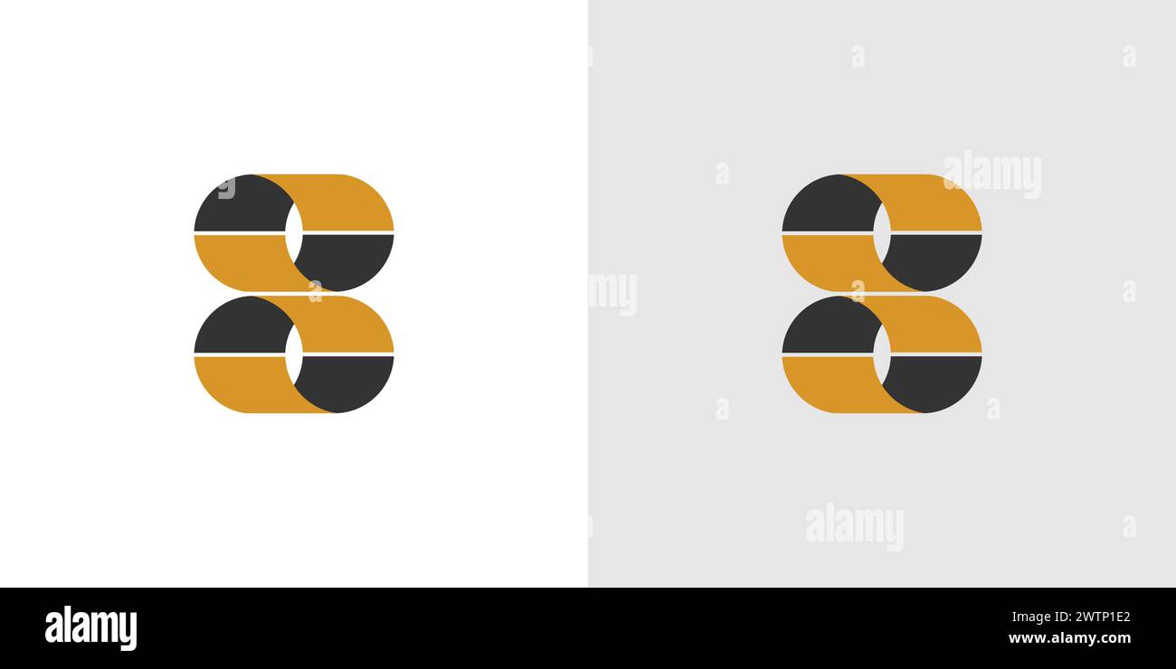 Unique and colorful logo number 8 design Stock Vector Image & Art - Alamy