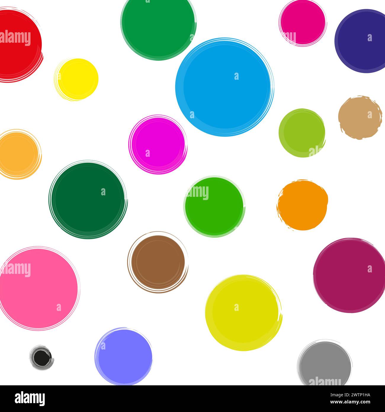 Circles stamped Cut Out Stock Images & Pictures - Alamy