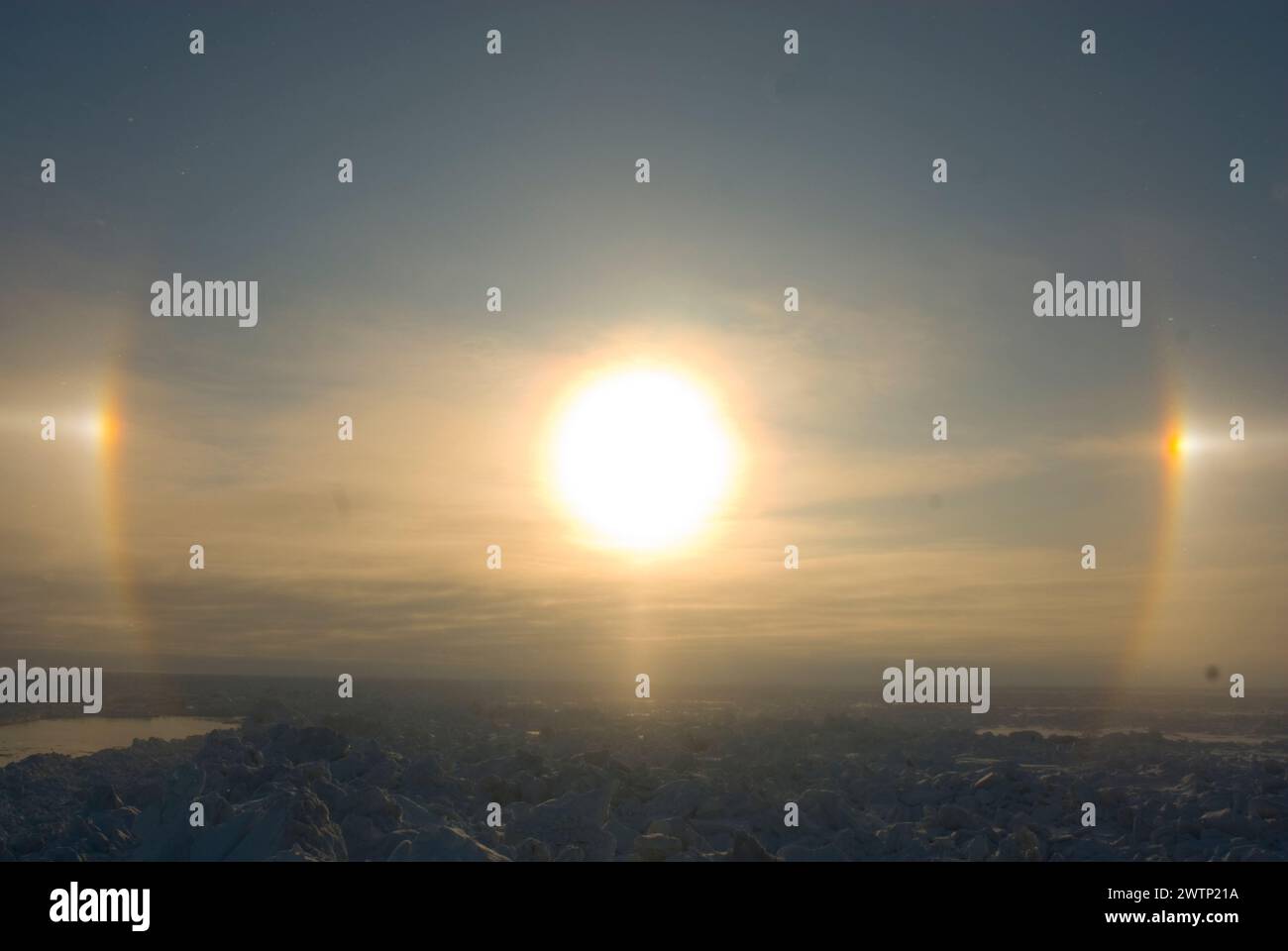 Sun dog arctic ice hi-res stock photography and images - Alamy
