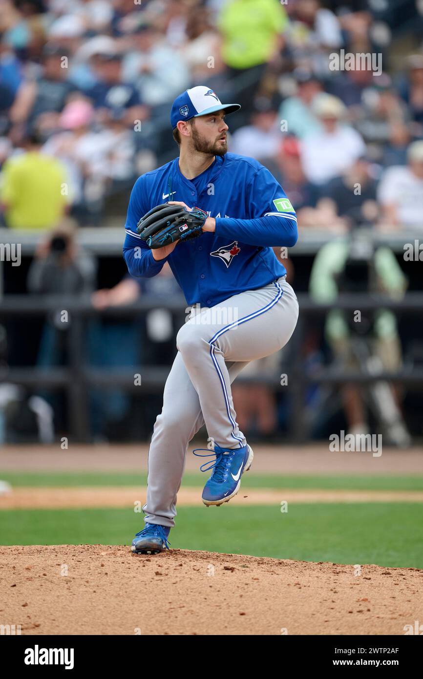 Toronto Blue Jays pitcher Zach Pop (56) during an MLB Spring Training ...