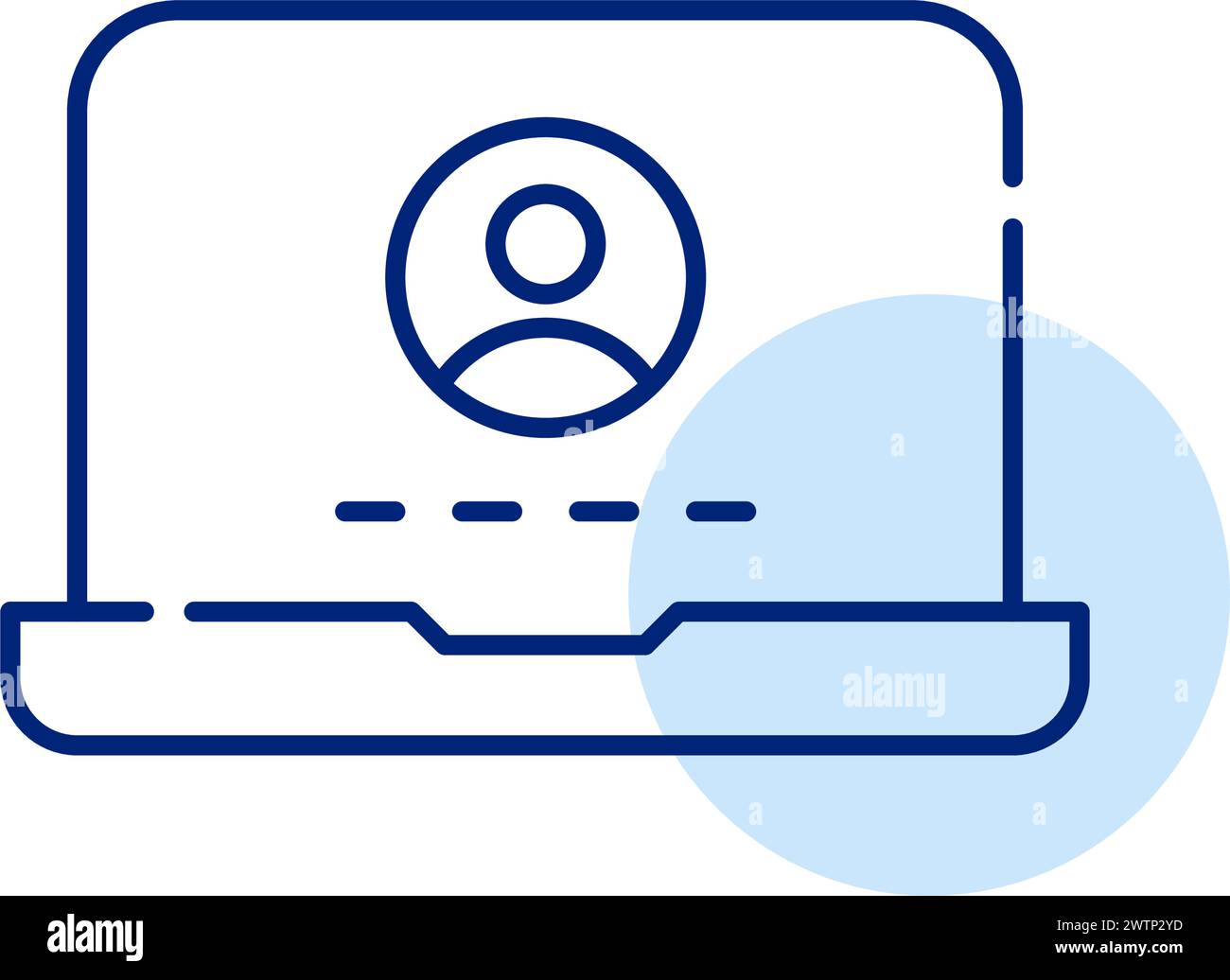 Login page on laptop. User authentication process to access secure ...
