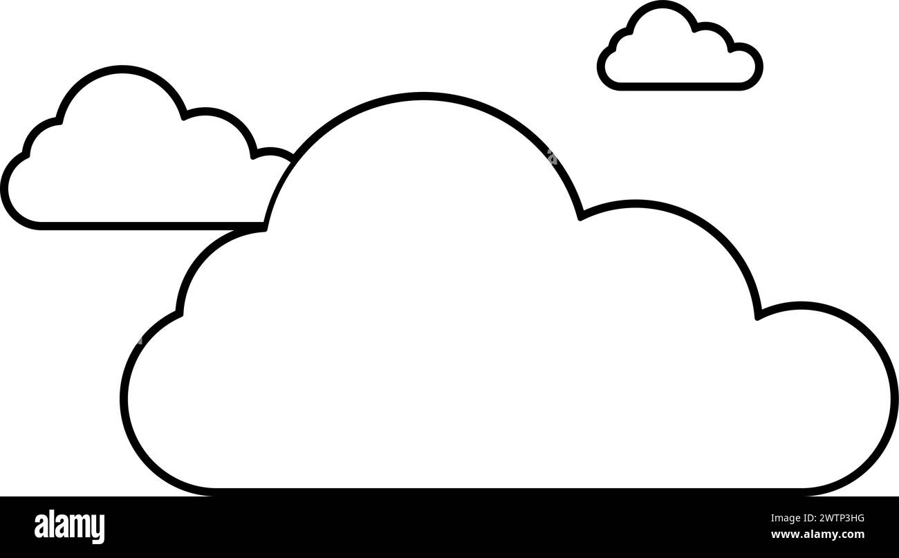 Cloud.Vector illustration that is easy to edit Stock Vector Image & Art ...