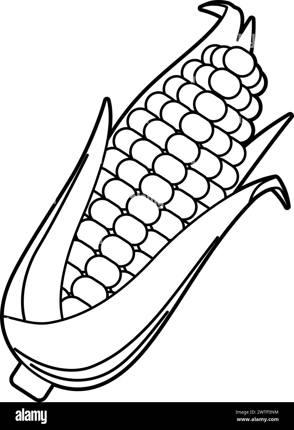 Corn.Vector illustration that is easy to edit Stock Vector Image & Art ...