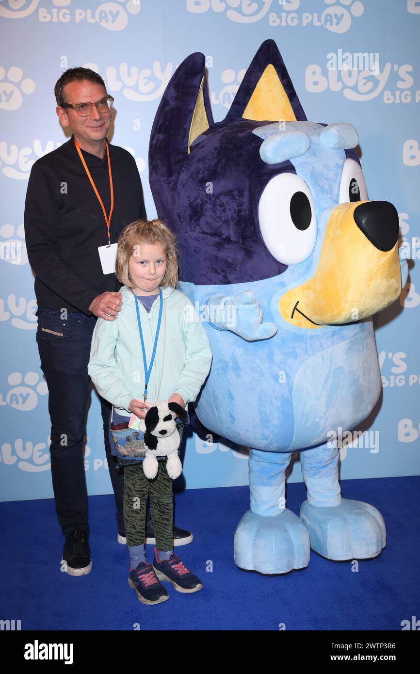 Guest attends the UK premiere of Bluey's Big Play at Southbank Centre’s ...