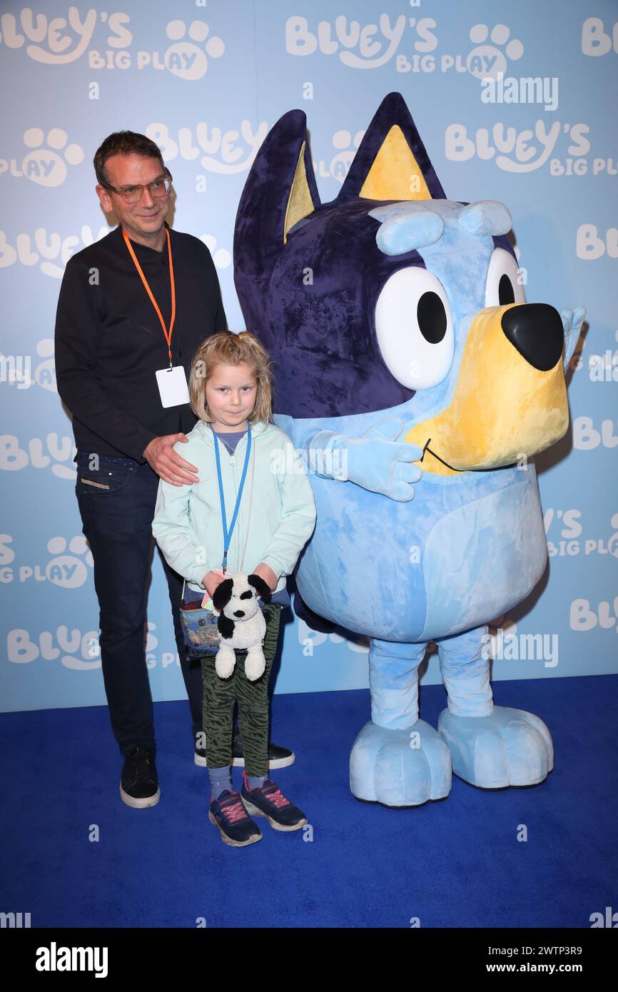 Guest attends the UK premiere of Bluey's Big Play at Southbank Centre’s ...